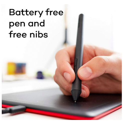 One by Wacom CTL-672 Medium Creative Pen tablet واكم تابلت 11 انش