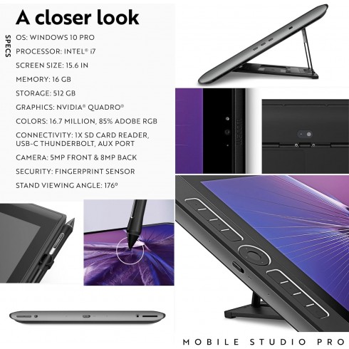 Wacom Mobile Studio Pro 16 i7 512GB gen2